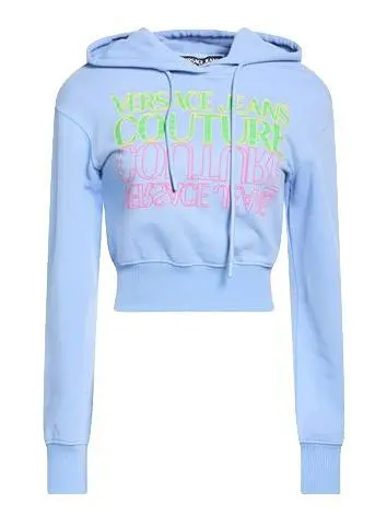 Versace Cotton-elastane French Terry Sweatshirt - Blue