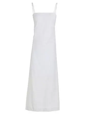 Tory Burch Cotton Midi Dress - White