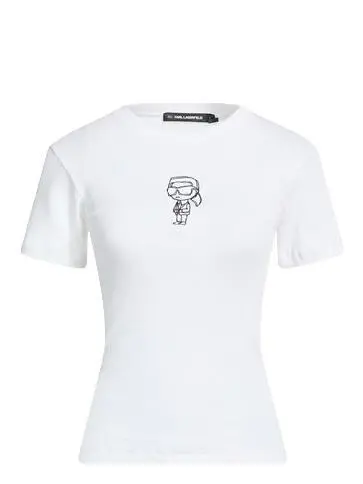 Karl Lagerfeld Organic Cotton Blend T-shirt - White