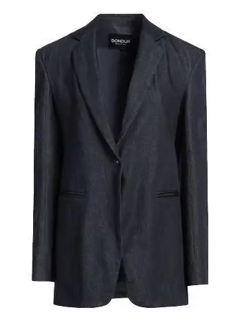 DONDUP Single-breasted Denim Blazer - Blue