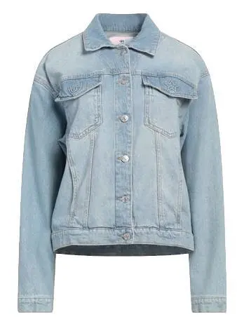 CHIARA FERRAGNI Denim Trucker Jacket - Blue