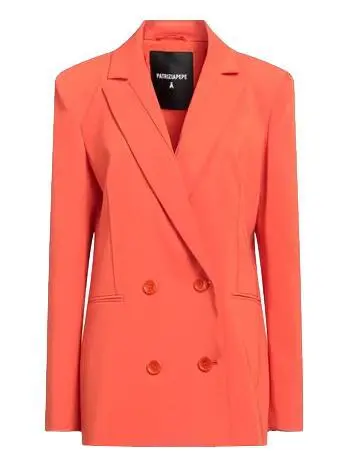 Patrizia Pepe Blazer With Lapel Collar - Orange