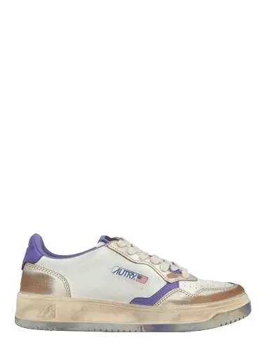 AUTRY Low-top Leather Sneakers - Purple