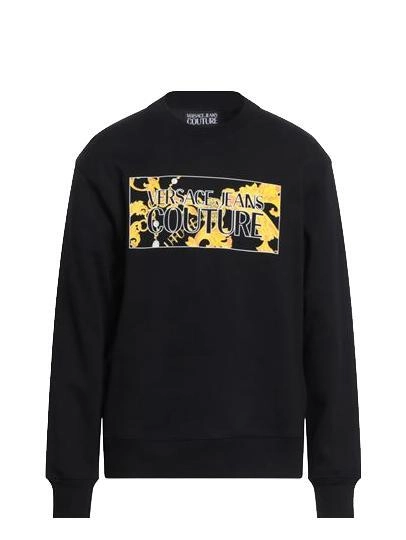 Versace Cotton-elastane Fleece Sweatshirt - Black
