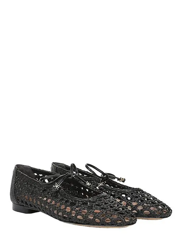 Sam Edelman Marcie Woven Ballet Flats - Black