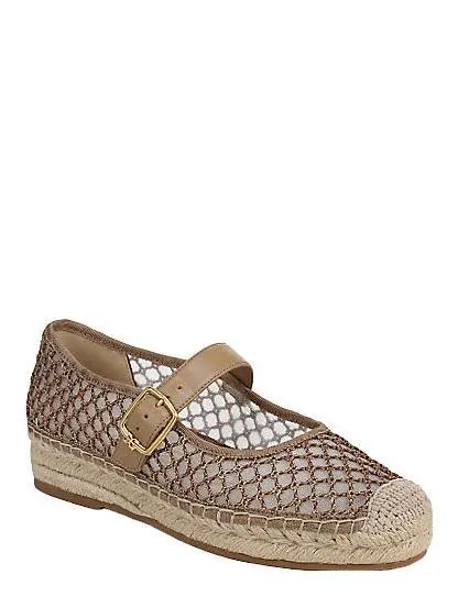 Sam Edelman Mackie Mesh Mary Jane Espadrilles - Neutral