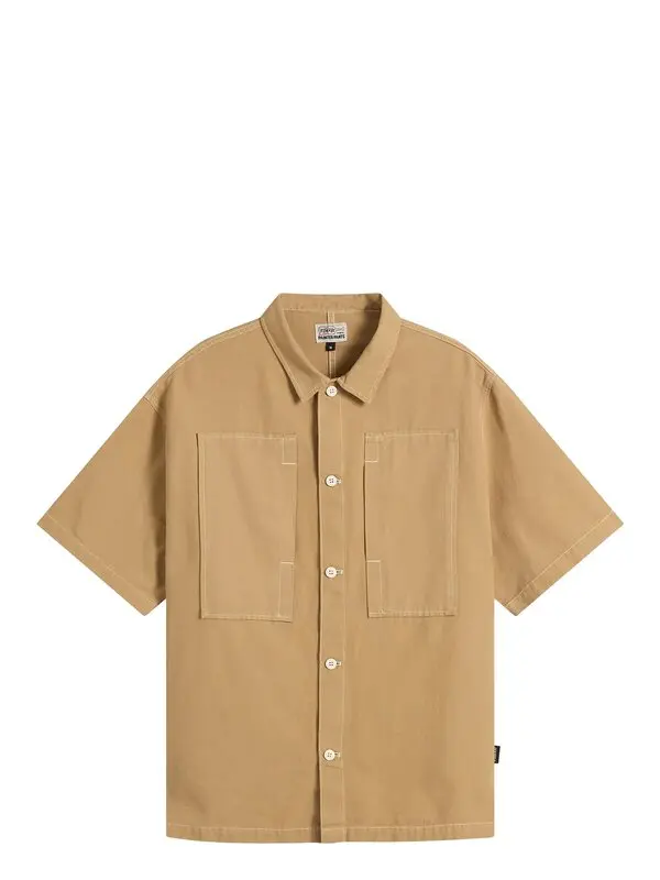 STAN RAY Short Sleeve Painter Shirt - Apple Cinnamon Canvas