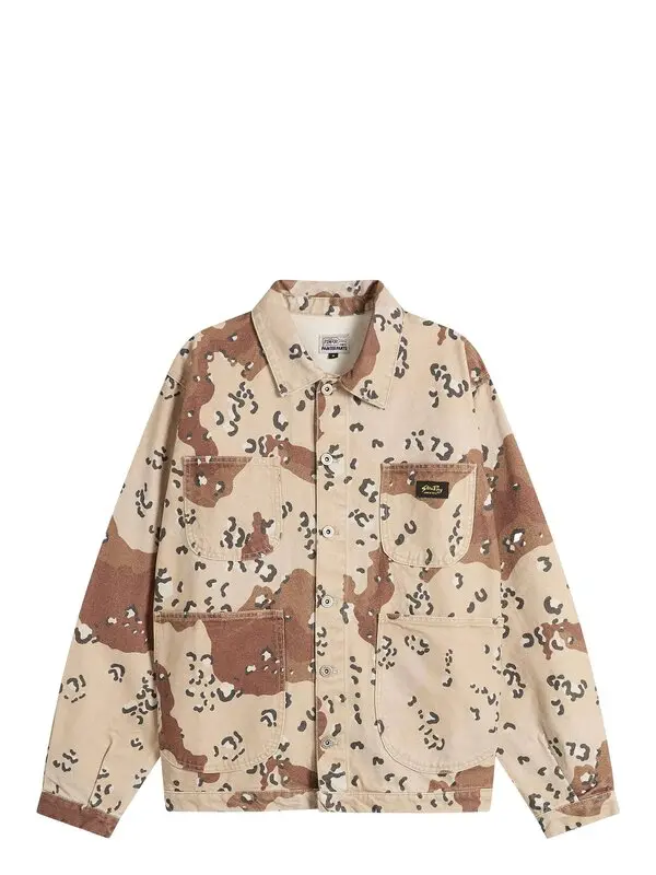 STAN RAY Coverall Jacket - Choc Chip Camo Canvas