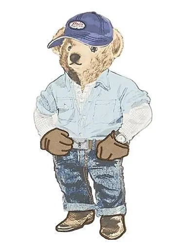 Polo Ralph Lauren Denim Bear T-shirt - Nevis-denim Bear