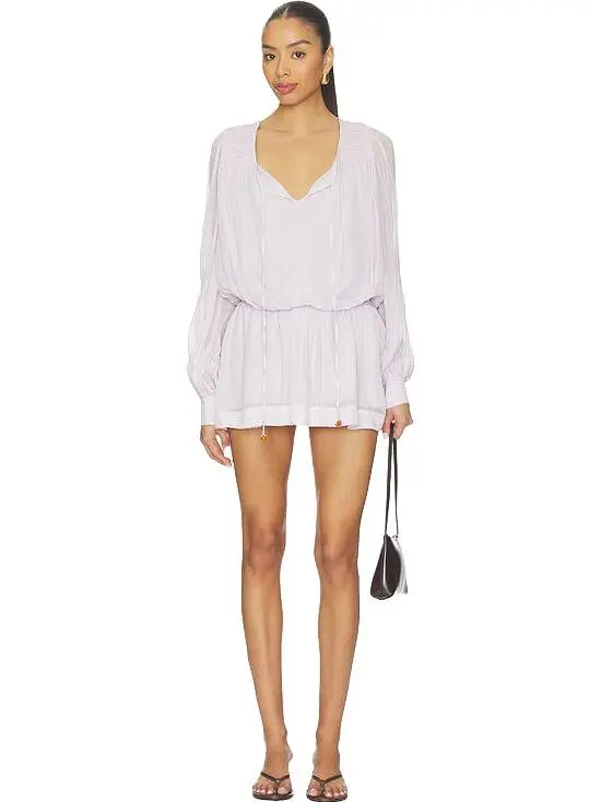 Free People Sunbeam Mini Dress - Lavender