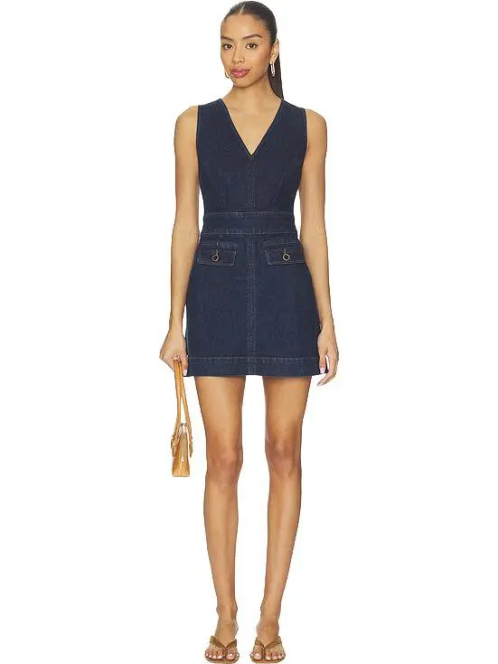 Paige Sylvia Mini Dress - Navy