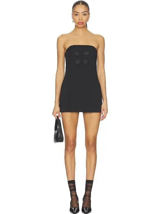 NIIHAI Button Up Wrap Dress - Black
