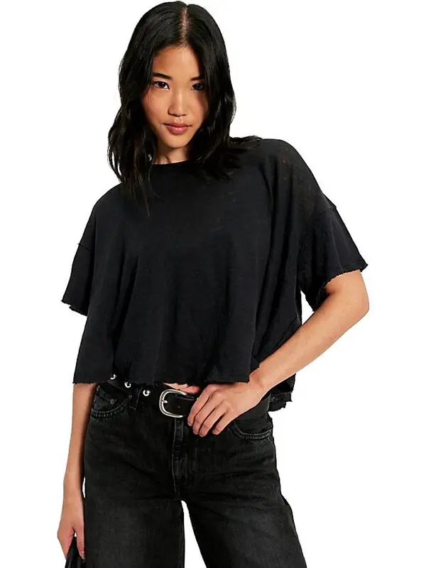 Free People We The Free Elsie Swing Tee - Black