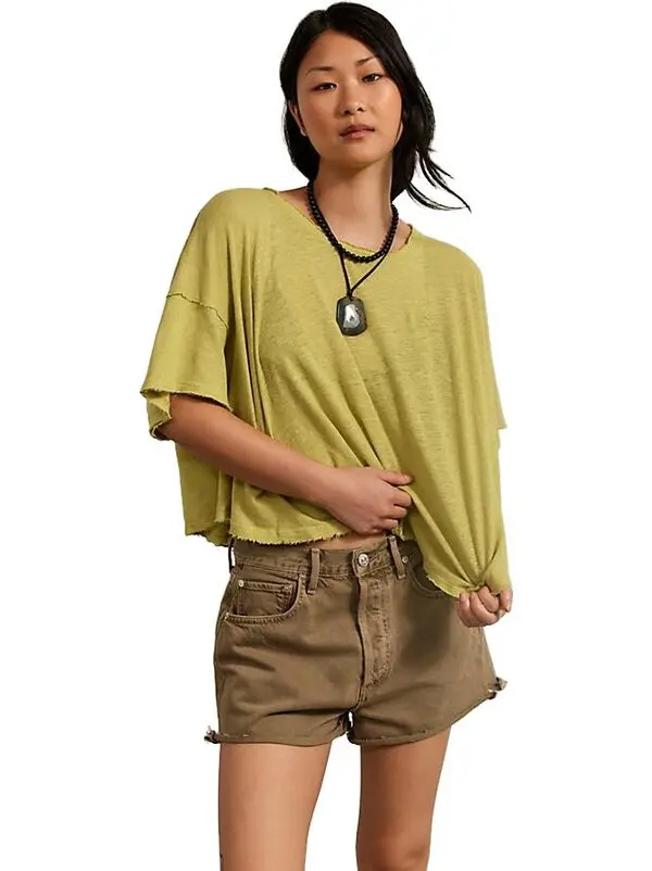 Free People We The Free Elsie Swing Tee - Warm Olives