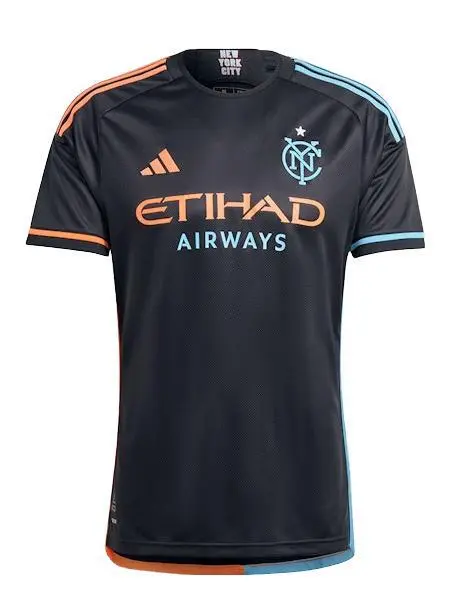 Adidas New York City Fc 24/25 Away Authentic Jersey - Black