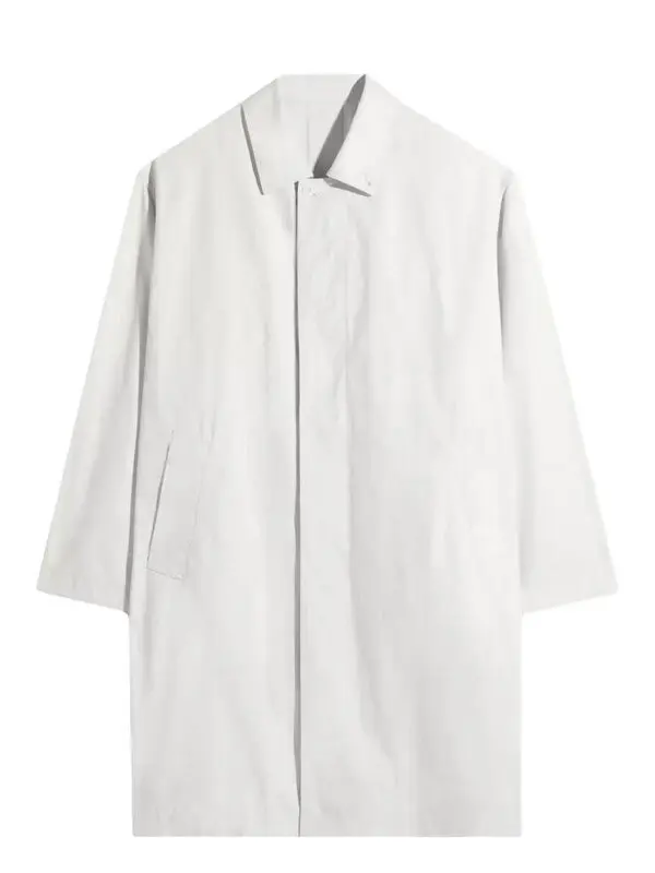 LEMAIRE Classic Woven Cotton Car Coat - Neutrals