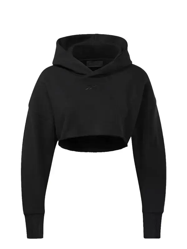 REEBOK Cropped Hoodie - Black