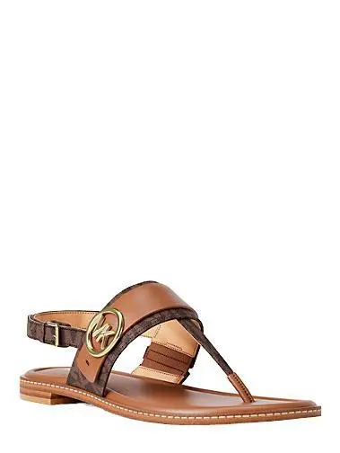 Michael Kors Carmen Thong Sandal - Brown
