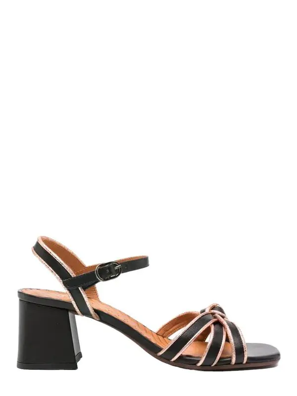 Chie Mihara Knotted Strap Sandals - Black