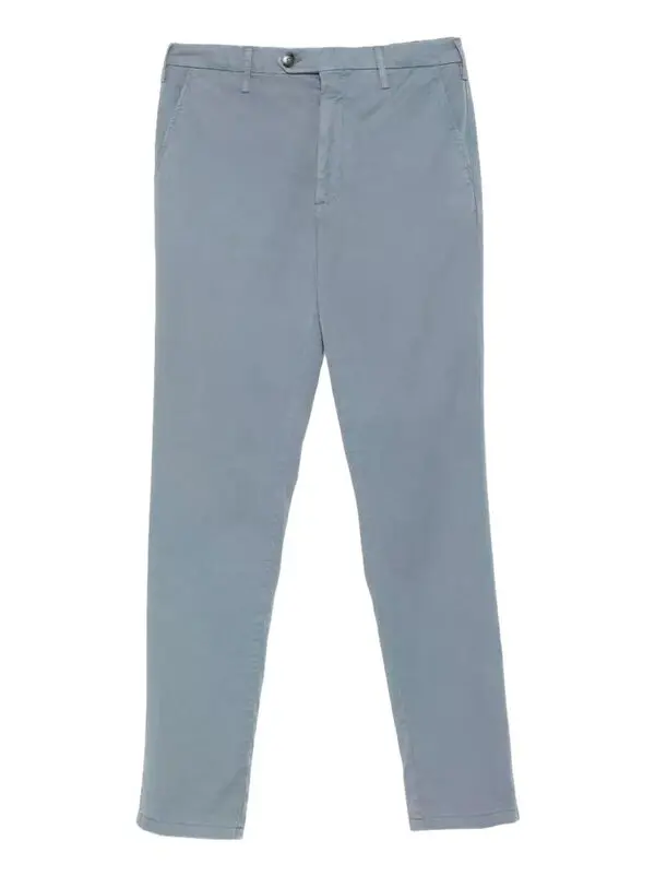 Canali Button Chinos - Blue