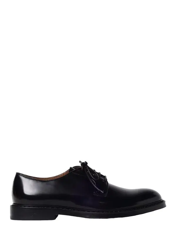 DOUCAL'S Brushed Leather Derby Shoes - Ebony