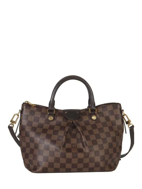 LOUIS VUITTON Damier Ebene Canvas Siena Pm - Brown