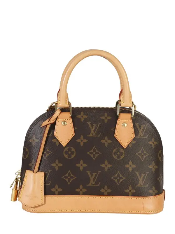 LOUIS VUITTON Monogram Canvas Alma Bb - Brown