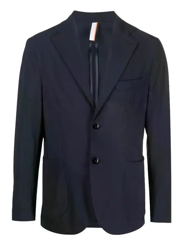 PMDS PREMIUM MOOD DENIM SUPERIOR Louis Notched Lapel Jacket - Blue