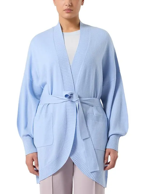 Marina Rinaldi Cashmere Cardigan - Light Blue