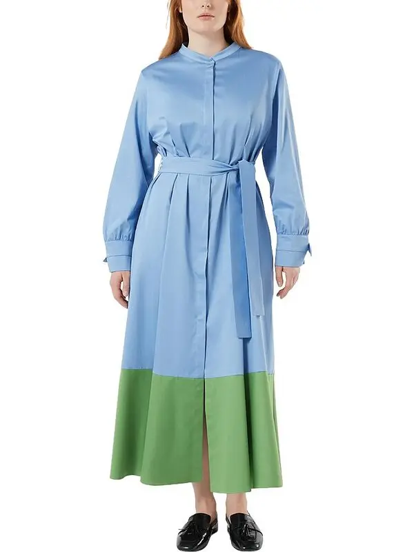 Marina Rinaldi Mrsalbero Shirtdress - Light Blue