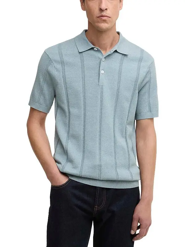 Barbour Wellburn Stripe Polo Shirt - Slate