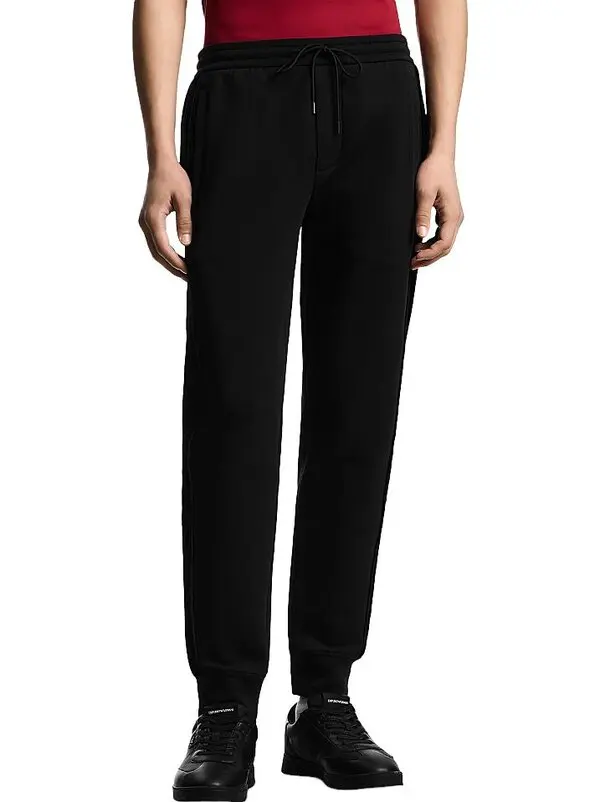 Emporio Armani Lunar New Year Double Jersey Joggers - Black Beauty