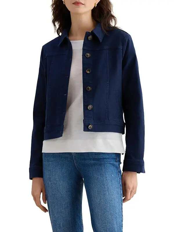 HOBBS LONDON Selborne Denim Jacket - Hobbs Navy