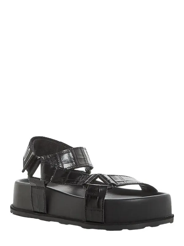 Moschino Strappy Platform Sandals - Black