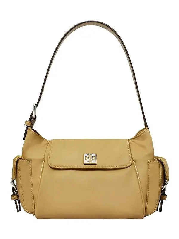 Tory Burch Virginia Pocket Shoulder Bag - Wheat
