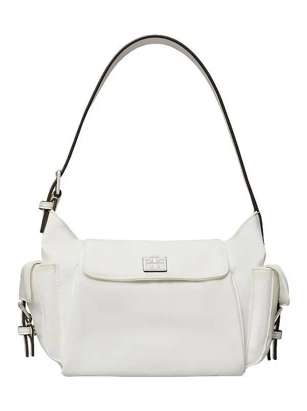 Tory Burch Virginia Pocket Shoulder Bag - White