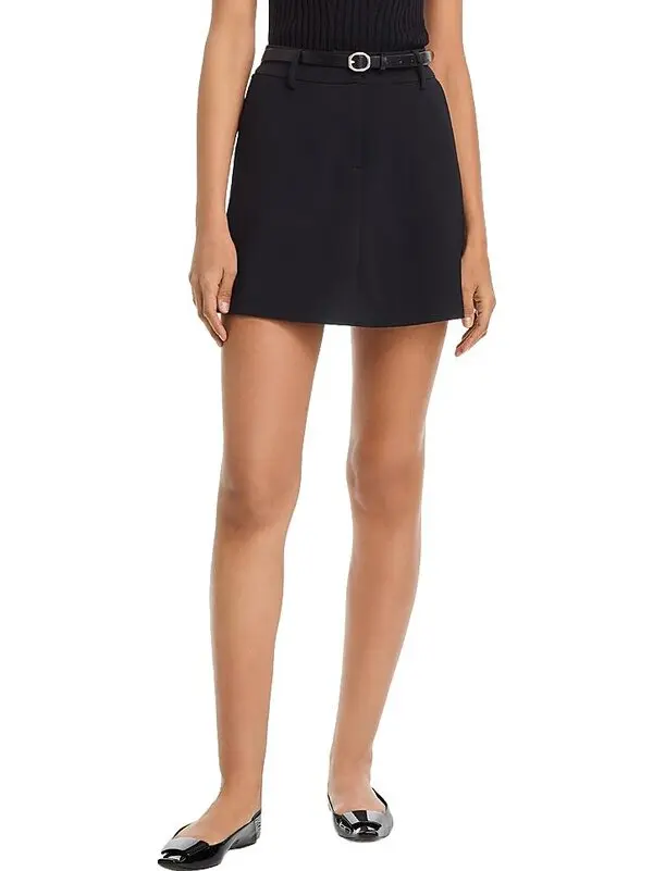 French Connection Flared Mini Skirt - Black