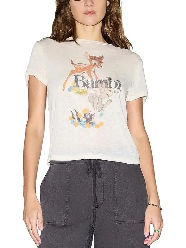 RE/DONE Classic Bambi Tee - Vintage White
