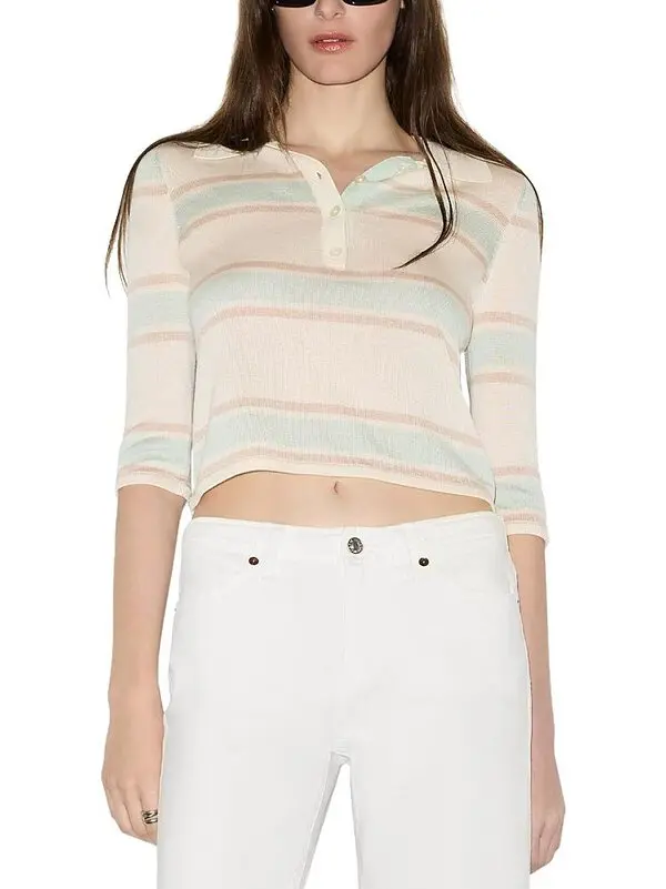 RE/DONE Range Polo - Light Mint Combo