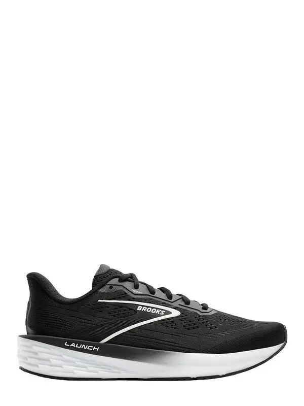 Brooks Launch Athletic Sneakers - Black/grey/white
