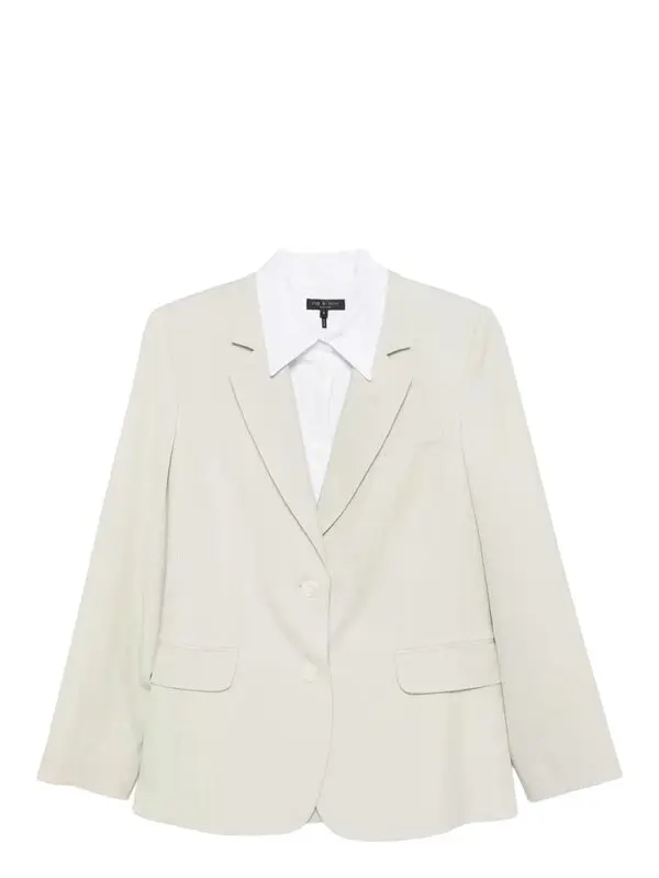 Rag & Bone Frank Single-breasted Blazer - Neutrals