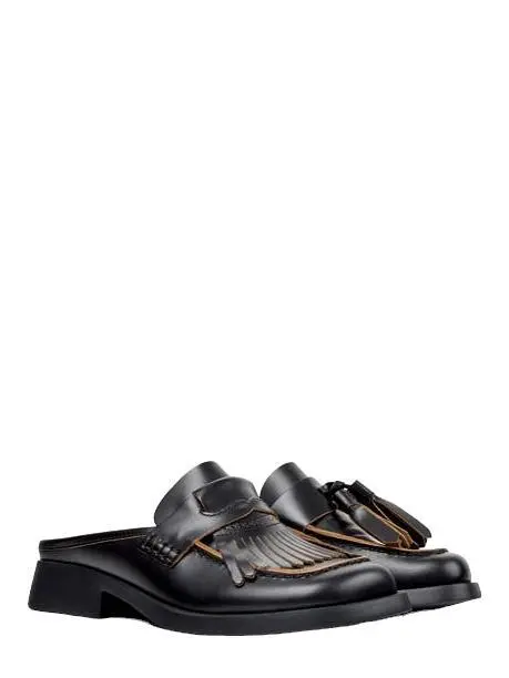 Camper Donna Twins Mismatch Mule - Black