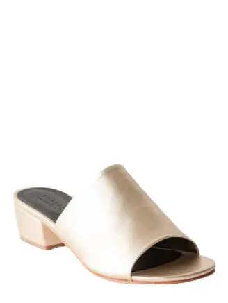 FORTRESS Rachel Block Heel Sandal - Champagne Nappa