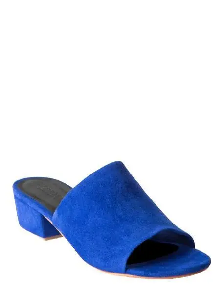 FORTRESS Rachel Block Heel Sandal - Cobalt Suede