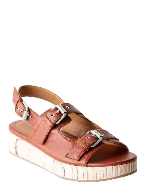 FORTRESS Leja Flatform Sandal - Cedar Nappa