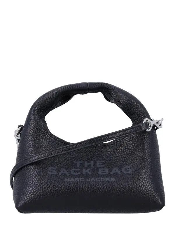 Marc Jacobs The Micro Crossbody Sack Bag - Black