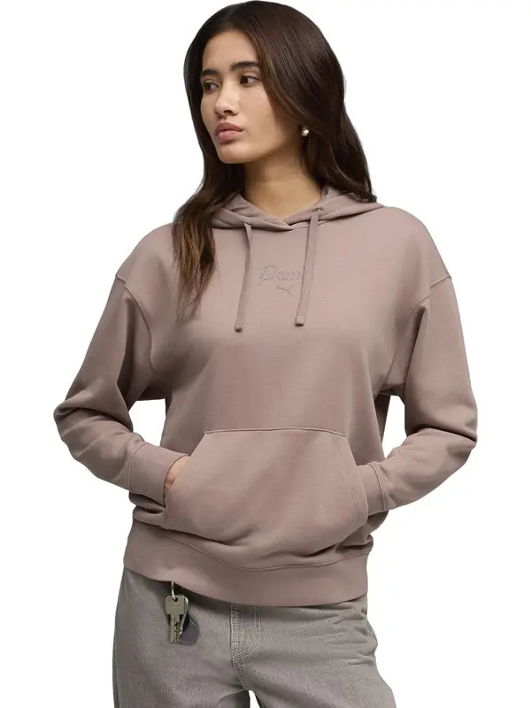 PUMA Essentials Script Hoodie - Beige