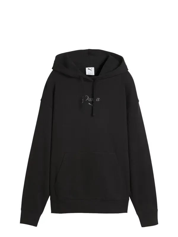 PUMA Essentials Script Hoodie - Black