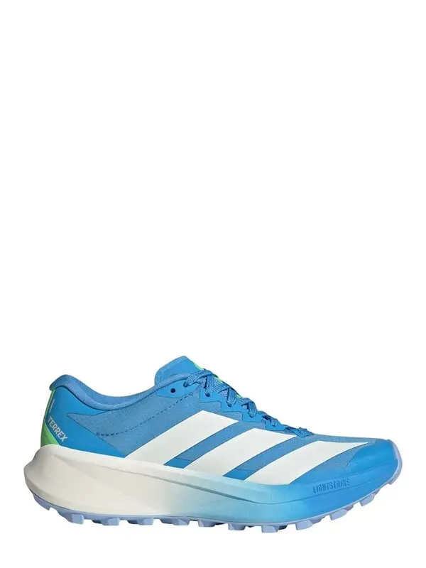 Adidas Terrex Agravic 4 Trail Sneakers - Blue Burst/off White/lime Burst