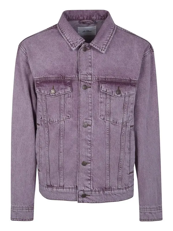 LES DEUX Rally' Denim Jacket - Pink